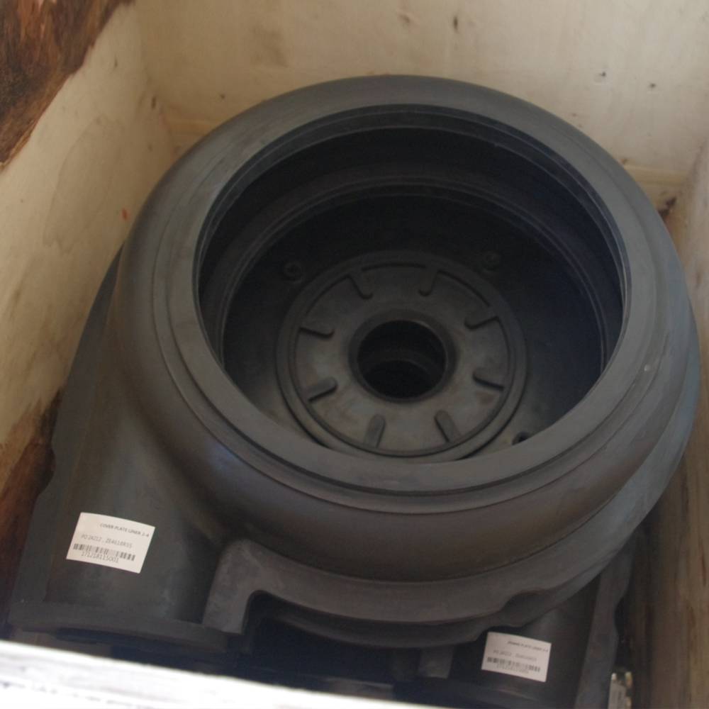 E4018R55 Pump Rubber Fitting Cover Plate Liner